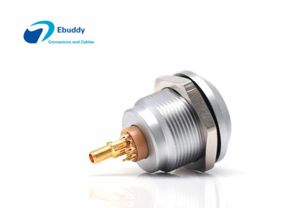 Hybrid Mixed Electrical Fluid Connector Lemo Compatible 2K 6+1 Pin Male And Female Connector