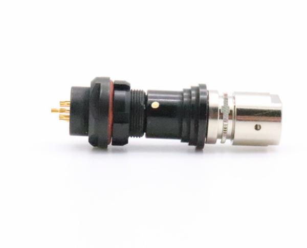 Connettore militare 9pin di Fischer ss 102 con colore nero Chormed