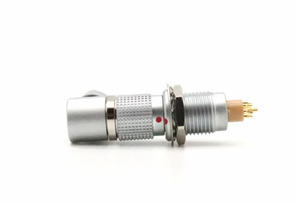 Lemo FSG 1B Rotatable Connector 8pin Right Angle Plug And Socket FSG.1B.308