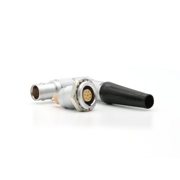Lemo FSG 1B Rotatable Connector 8pin Right Angle Plug And Socket FSG.1B.308