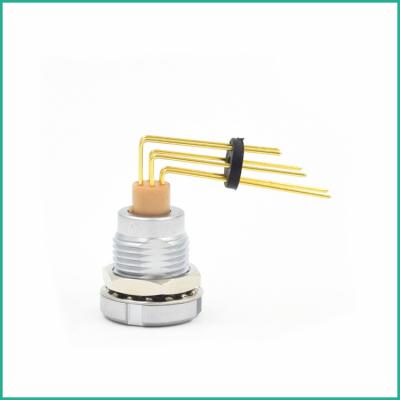 Cina perni del circuito stampato del gomito dei connettori ECG di serie di 6pin Lemo B con la riparazione matta 2 in vendita