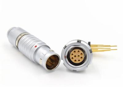 中国 M18プッシュ プル円コネクターのLemo ECG 2B 10pin直角ピン ソケット 販売のため