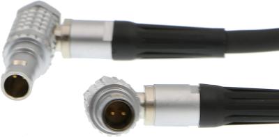 Cina Legame ARRI Alexa Camera Power Cable Lemo 2 Pin Male di Teradek a 2 Pin Female Right Angle in vendita