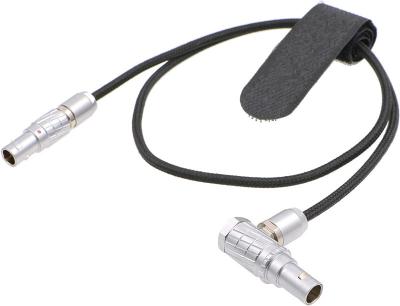 Cina Lemo 2 Pin Male al legame ARRI Alexa Camera Power Cable di 2 Pin Male Right Angle Teradek in vendita