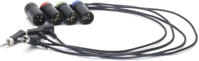 Cina 50 cm XLR 3 pin chiudibile Male a 3.5 cavo audio per cuffie Sony D11 Ritorno da NEUTRIK in vendita