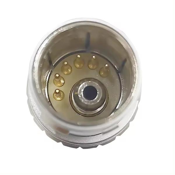 Conector de empuje-tirón médico Lemo EGG FGG 2B 6+1 Metal 6 señal 1 conector de montaje de panel médico de entrada líquida