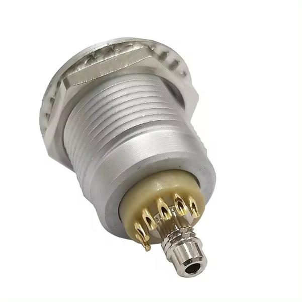 Conector de empuje-tirón médico Lemo EGG FGG 2B 6+1 Metal 6 señal 1 conector de montaje de panel médico de entrada líquida