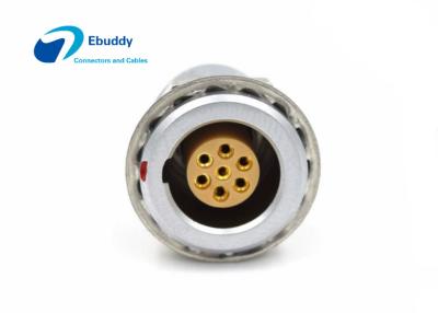 China Lemo 7pin connector 1B size female 7pin socket for cable assembly for sale