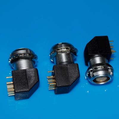 China Lemo EXG Encaje de PCB de ángulo recto EXG.0B.1B.302 3 4 5 6 7 8 9 10 Pin en venta