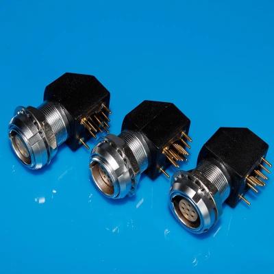 China Lemo EXG Encaje de PCB de ángulo recto EXG.0B.1B.302 3 4 5 6 7 8 9 10 Pin en venta