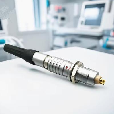 China Lemo compatible B series Circula Self Lock Push Pull Connector for Test and Measurement Deivces for sale