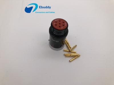 中国 PPSの絶縁体の直角の円コネクター、7つのPinの円コネクターXC18Y7KH 販売のため