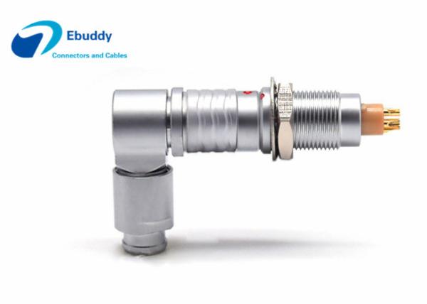 Enchufe ajustable FSG.0B.305 del codo de los conectores 5pin de la serie de Lemo B del ángulo