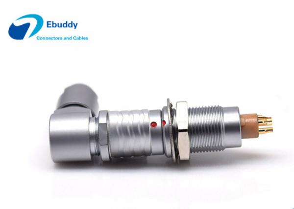 Enchufe ajustable FSG.0B.305 del codo de los conectores 5pin de la serie de Lemo B del ángulo