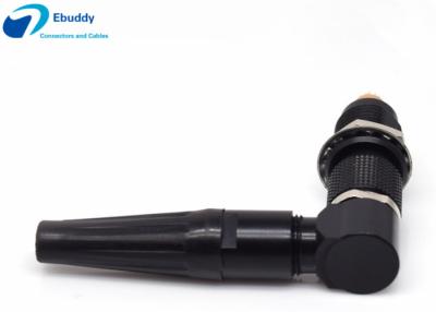 中国 直角FHG 0B Lemo 7のピン コネクタの肘のプラグの黒色FHG.0B.309 販売のため