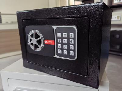 China Hot selling new electronic password lock safe for household use, with hidden keyhole on the panel for sale