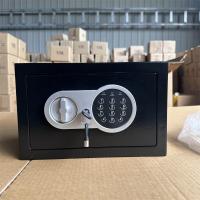 China Mini Electronic Key Safe Digital Lock Box 200x310x200mm Steel Security Cabinet for Home Office Hotel for sale