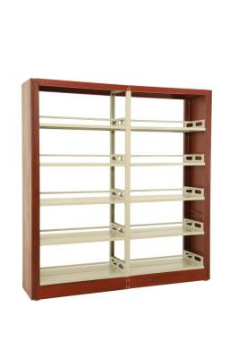 China Knock-down Metal Book Display Shelf Metal Locker Book Shelving Iron Shelf White Powder Coated Steel Bookcase Kids Steel Bookcase for sale