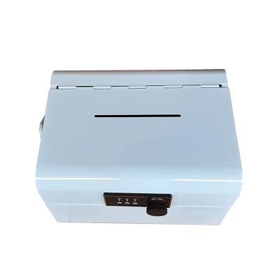 China A Storage Iron Box with a Handle for Passwords, a Portable Metal Box for Jewelry and Coins with a Key for sale