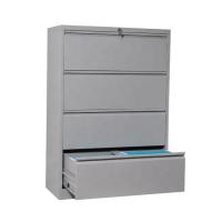 China Steel Lateral 4 Drawer Document Storage Cabinet 1330x900x560mm for sale