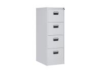 China Cold Rolled Steel 4 Drawer Lockable File Cabinet 1331x452x620mm for sale
