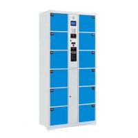 China Intelligent Steel Electronic Safe Locker 12 Compartment H1800mm Cold Rolled Steel for sale