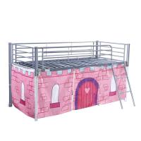 China Powder Coating Metal Loft Bunk Bed 2000x900x1500mm Twin Over Twin Frame for sale