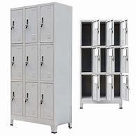 China 9 Drawer Metal Cabinet Lockable 0.6mm Steel Office Storage Knocked Down Structure for sale