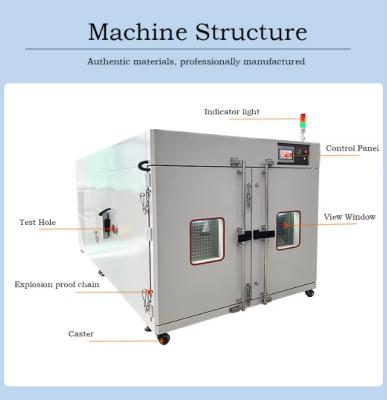 China Lithium Battery Explosion Proof Test Chamber High & Low Temperature Safety Testing for sale