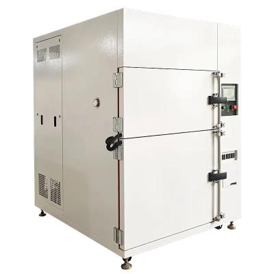 Cina Campione di prova di scossa termica ad alta e bassa temperatura a due zone Macchina di prova di laboratorio per ciclismo 140L in vendita