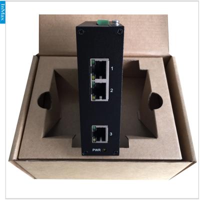 China 3 RJ45 copper Port 10/100Mbps Transmission Rate Unmanaged Fiber Optic Equipment for sale