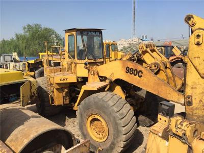 China 3046 engine 30T weight Used Caterpillar 980C Loader with Original paint for sale
