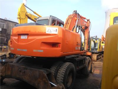 China Year 2008 17T weight Used Wheel Excavator Hitachi ZX160W ISUZU engine with Original Paint for sale