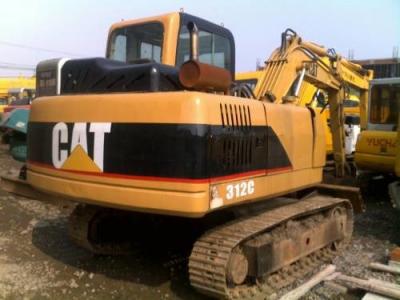 China 12.8T weight Used Crawler Excavator Caterpillar 312C with Original Paint for sale