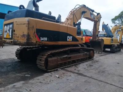 China 349D Used Crawler Excavator Caterpillar  C13 engine 45T weight  with Original Paint for sale