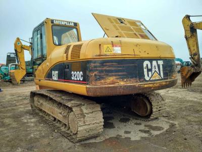 China 320C Used Crawler Excavator Caterpillar 3066 engine 21T weight  with Original Paint for sale