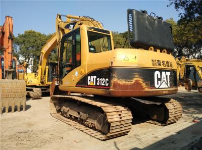 China 312C Used Crawler Excavator Caterpillar 3066 ATAAC engine 12T weight  with Original Paint for sale
