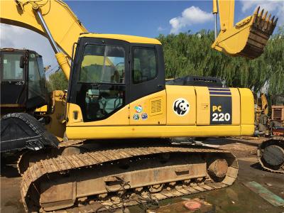 China Used Crawler Excavator Komatsu PC220-7 20T 0.6 cbm with Original Paint for sale