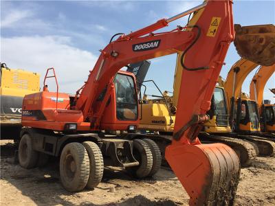 China 22T Used Doosan DH150-7 Wheel Excavator DB58TI engine with Original Paint for sale