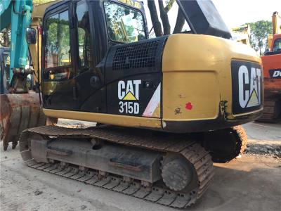 China Used Caterpillar 315D Crawler Excavator C4.2 ACERT engine 17T weight  with Original Paint for sale
