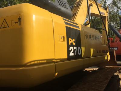 China Used Komatsu PC270-7 Crawler Excavator SAA6D107E-1 engine 27T weight  with Original Paint for sale