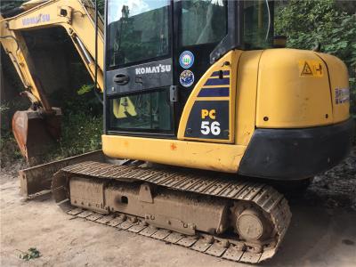 China Used Komatsu PC56 Crawler Excavator 4D88E-6 engine 5T weight  with Original Paint for sale