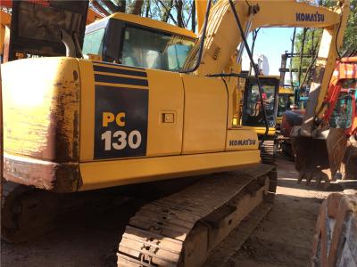 China Used Komatsu PC130 Crawler Excavator SAA4D95LE-5 engine 12T weight  with Original Paint for sale