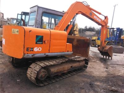 China 6T weight Used Crawler Excavator Hitachi EX60 A-BD30 engine with Original Paint for sale