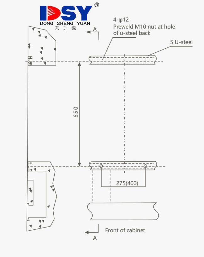 10kVFLN series load switch installation view