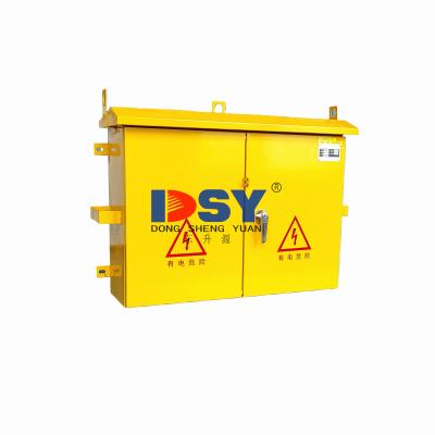 China 0.4kV Construction Site Electrical Distribution Box Metal Enclosure Weather Resistant for sale
