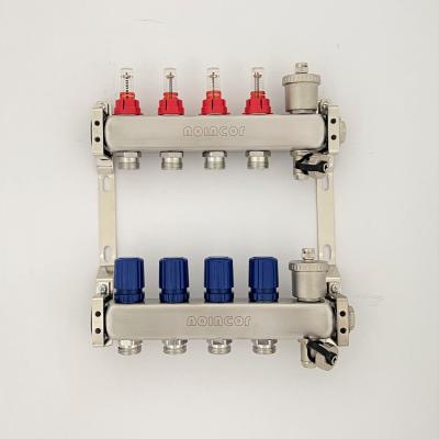 China Múltiples de acero inoxidables de Hydronic para la calefacción de piso radiante en venta