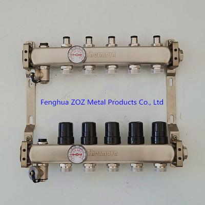 China Múltiples de acero inoxidables de la calefacción radiante de Hydronic Pex en venta