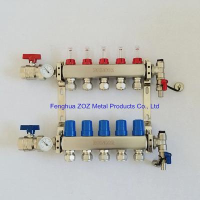China Stainless Steel Underfloor Heating Manifold,Stainless Steel 304 UFH Manifolds en venta