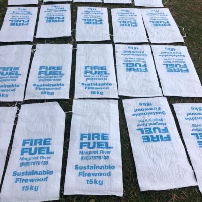 China Raffia Poly Sugar Rice Corn Packing Pp Woven Sack Bag 25KG 50KG à venda